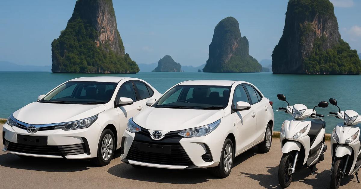 Rent New Cars and Bikes in Phuket — 2025-2026 Models | Hakuna Rent